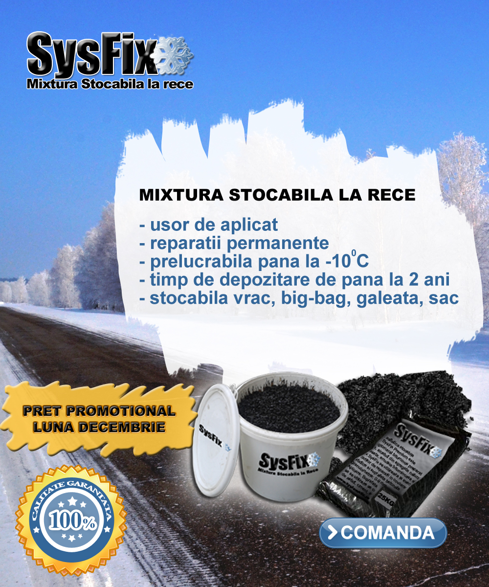 Ofertă Mixtură Asfaltică Stocabilă - SC Systematic SRL